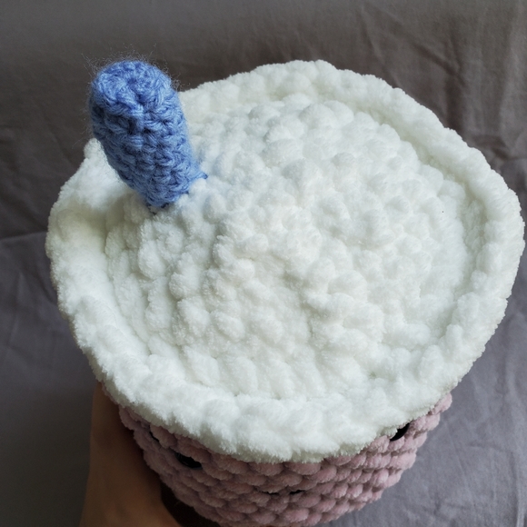 Hand Crafted | Accessories | Handmade Milk Tea Boba Crocheted Plushie ...